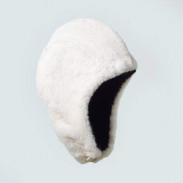 Misa Harada Millinery Hats | USAGI-WHITE | Reversible Biggles cap in ...