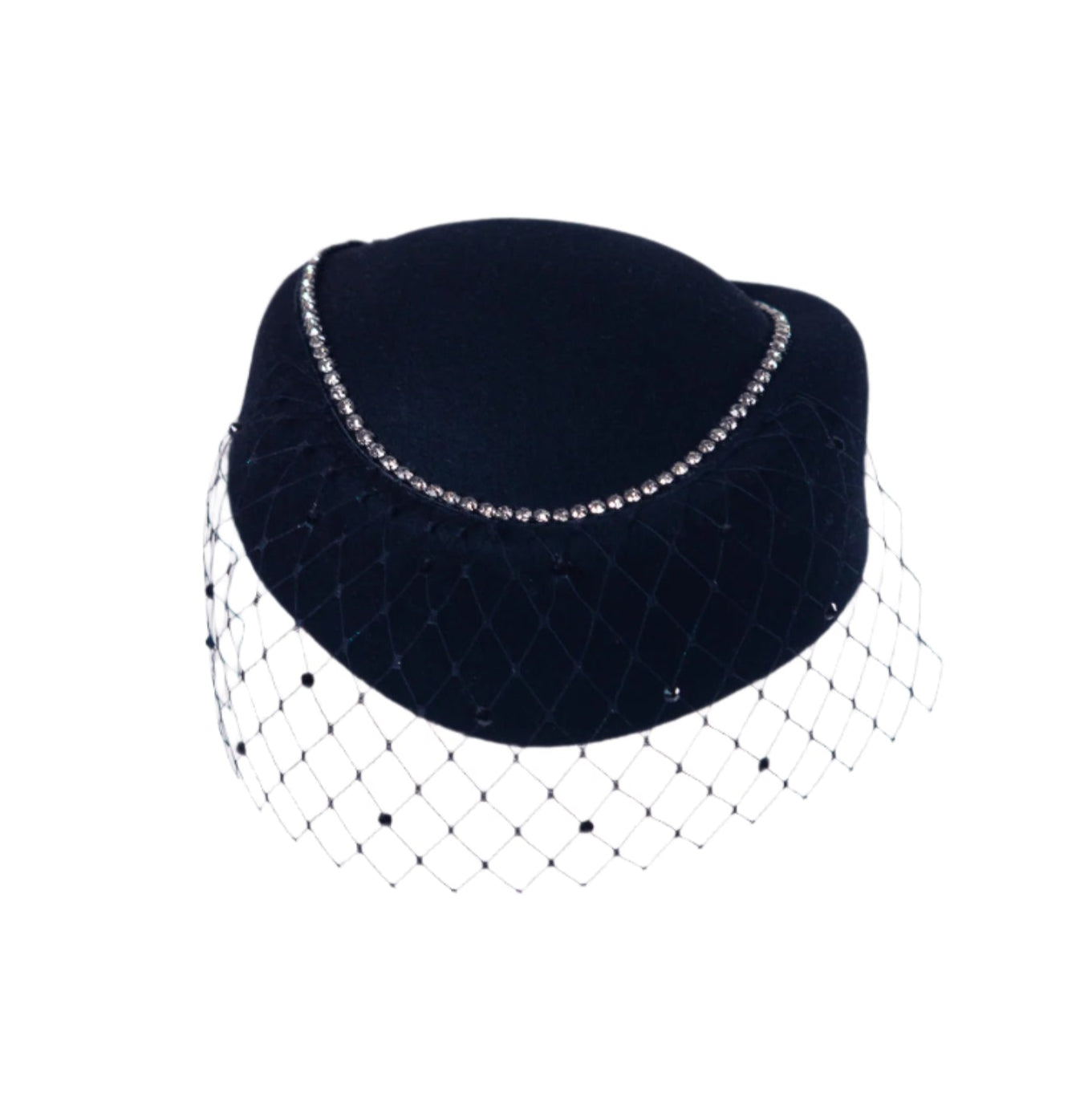 Misa Harada Millinery Hats | VALELIA | Black wool pillbox – misaharada